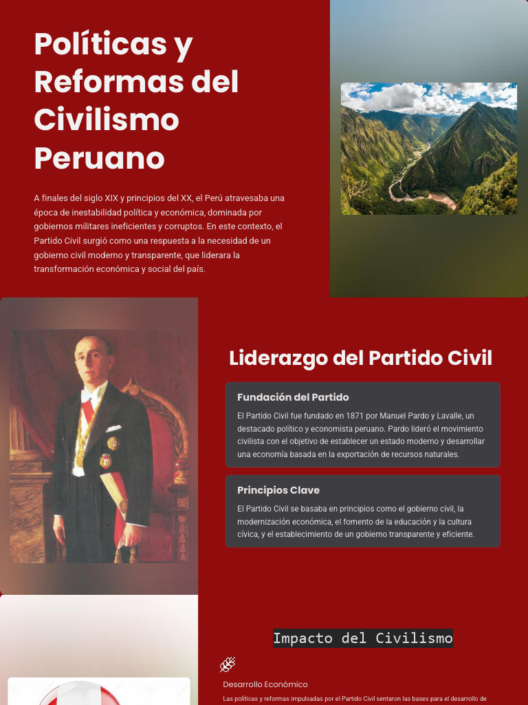 Civilismo Peruano 10 | PDF | Perú | Corrupción política