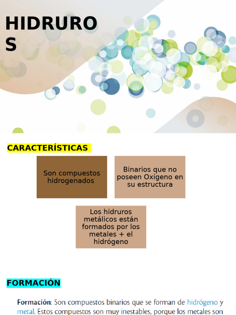 Hidruros Metálicos | PDF