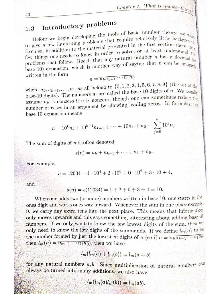 No. Theory Introductory Problem | PDF
