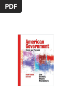 Government in America People, Politics, and Policy 18th Edition ...