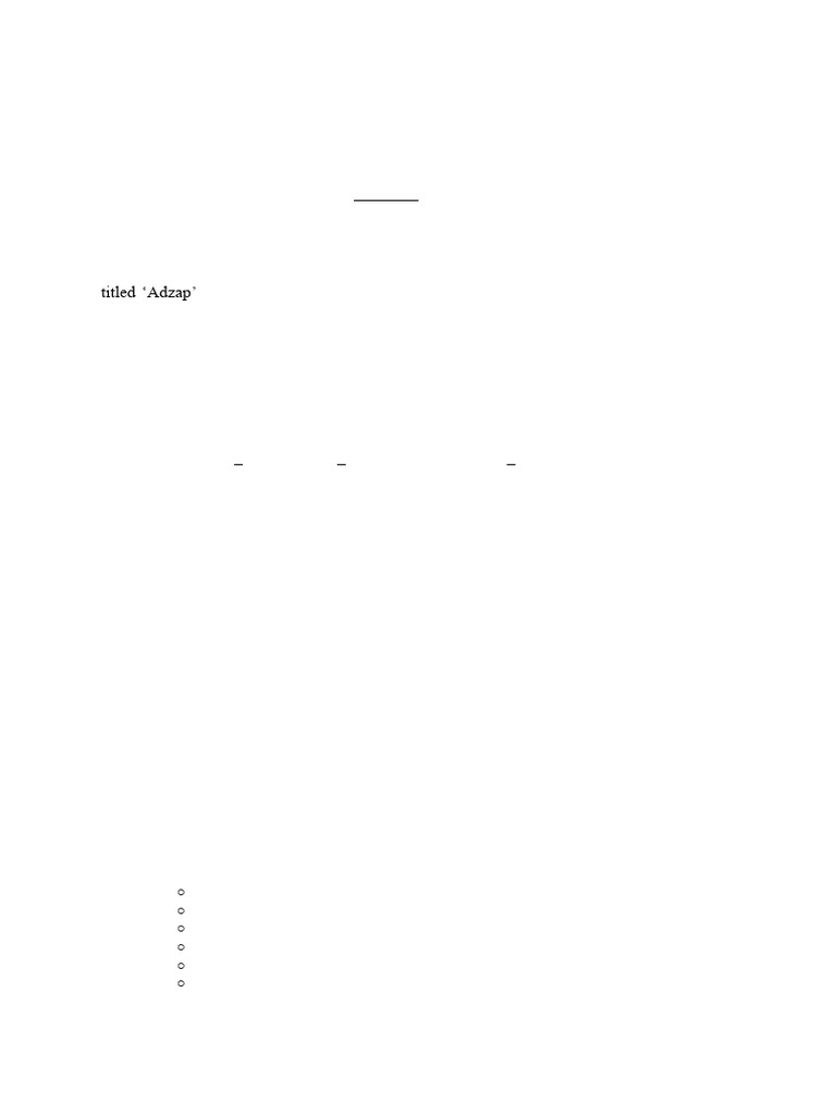 Adzap | PDF