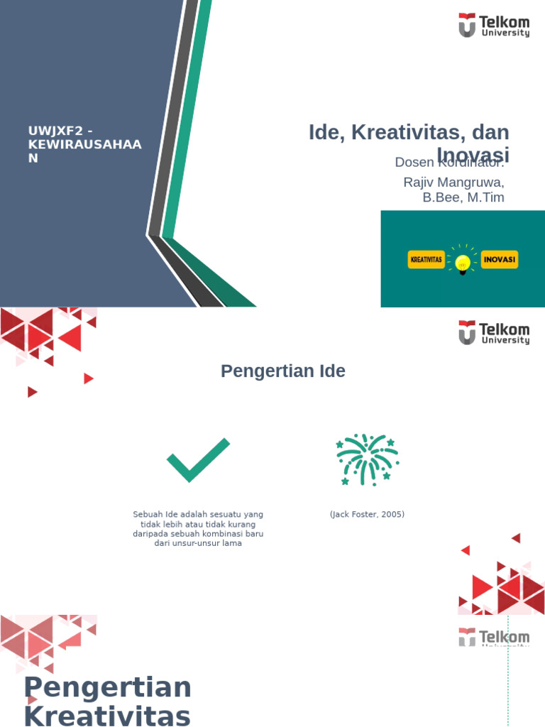 PB2 - Ide, Kreativitas, Dan Inovasi | PDF
