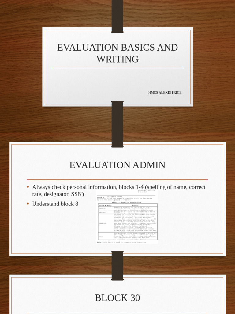Eval Basics & Writing Hmcs Price | PDF | United States Navy ...