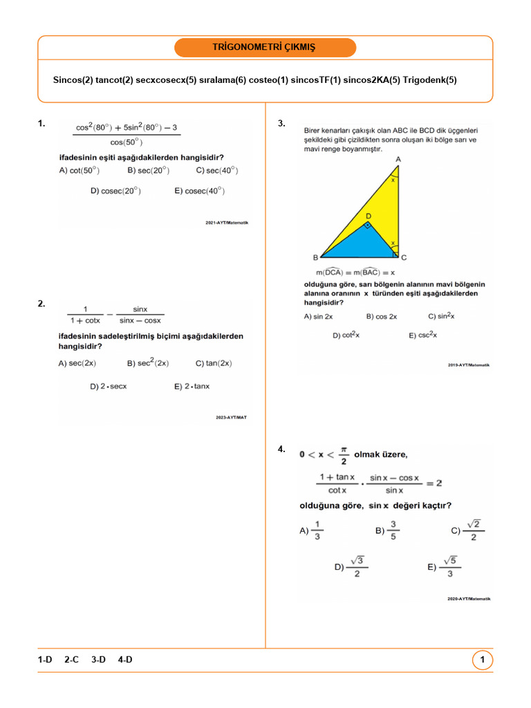 Trigonometri Dli | PDF