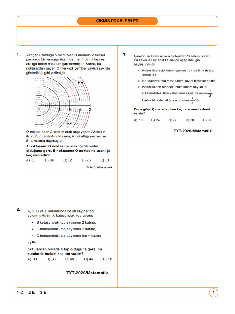 Problemler 35 Bosluk Dli | PDF