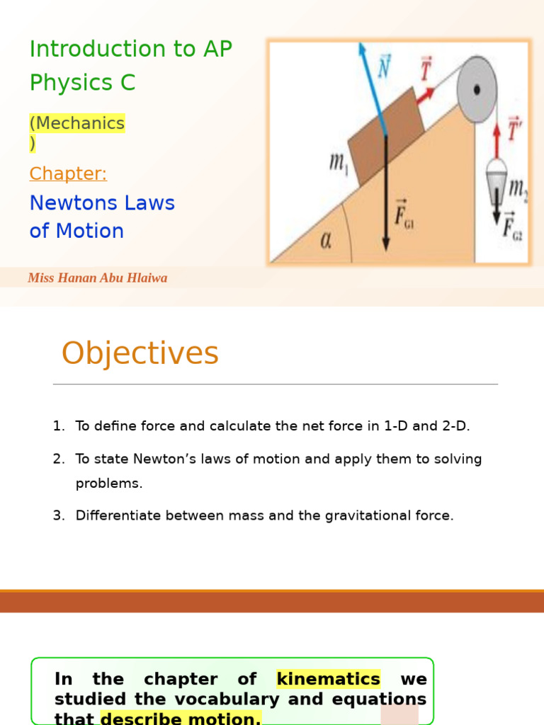 Understanding Newton's Laws of Motion | PDF | Force | Weight