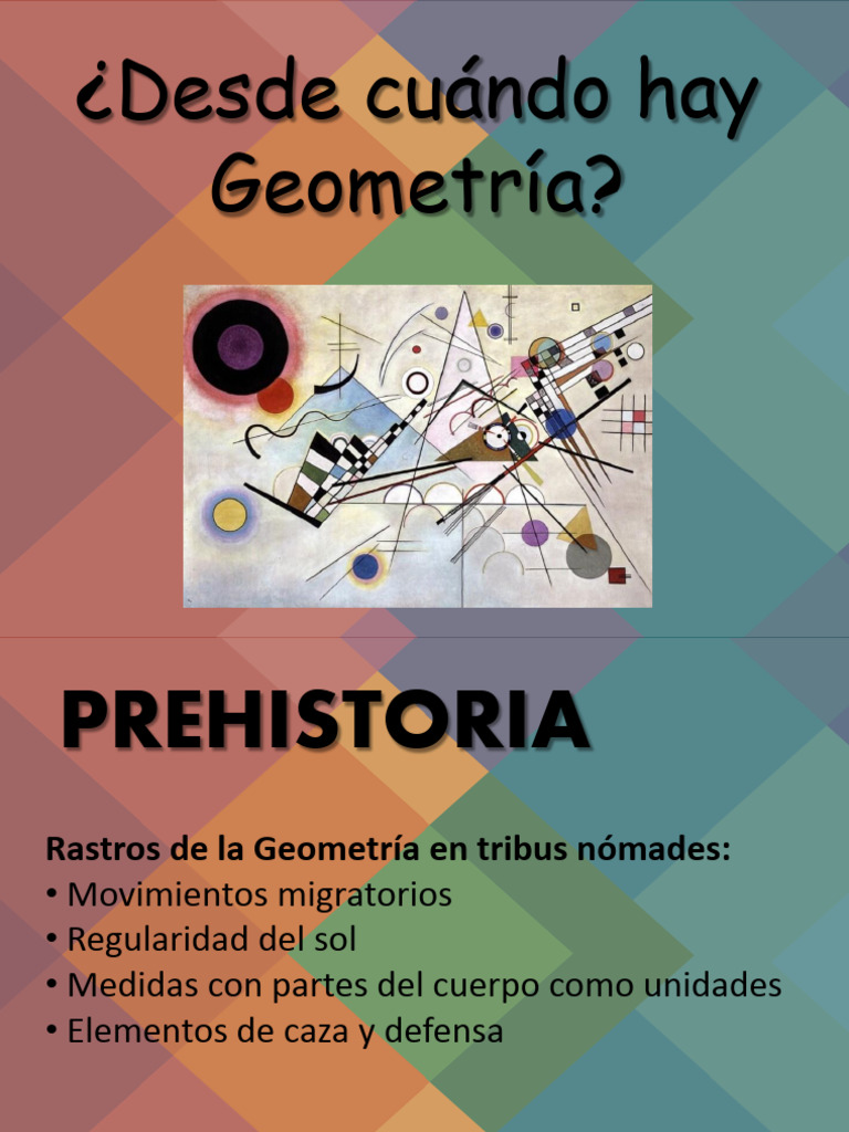 Historia de la Geometría: Desde la Prehistoria | PDF