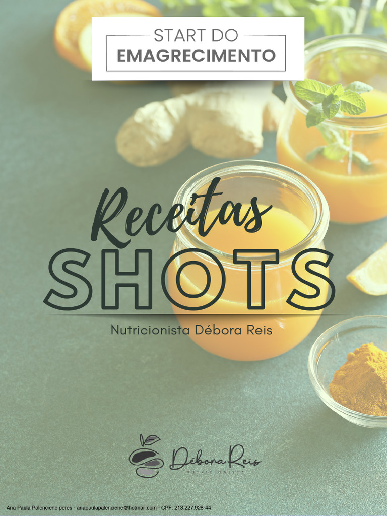 Receita de Shots | PDF | Maçã | Vitamina