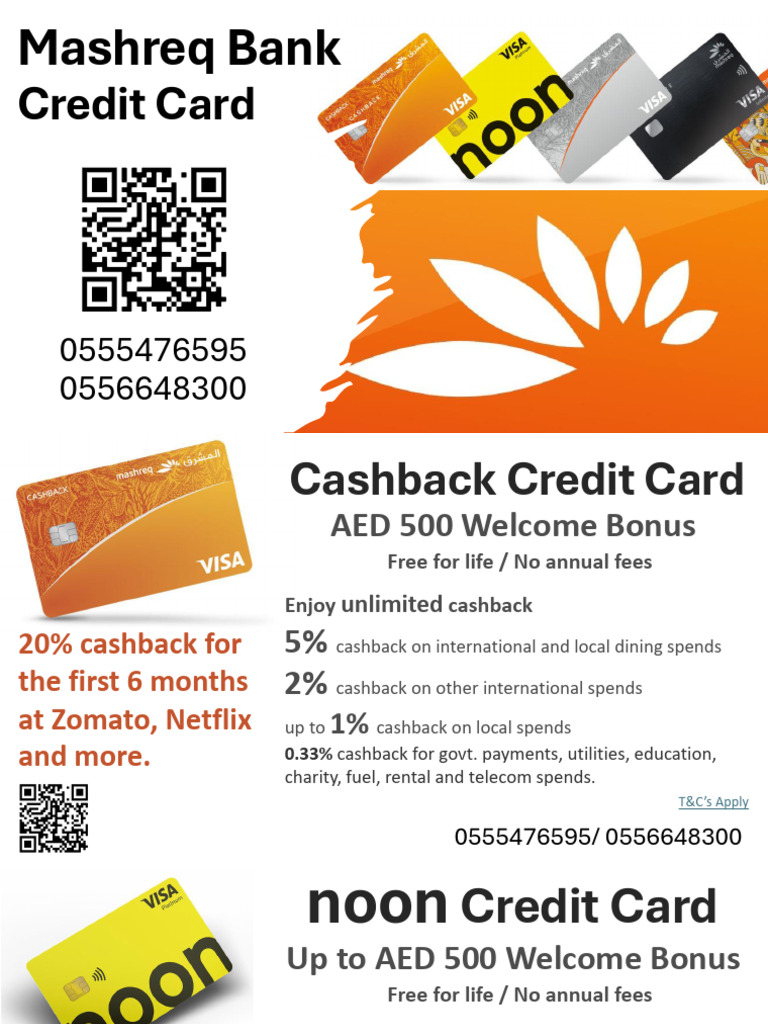 Mashreq Bank (0555476595-0556648300) | PDF | Credit Card | Loyalty Program