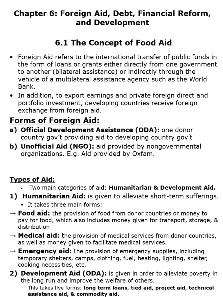 Understanding Foreign Aid and Its Impact | PDF | Aids | Debt