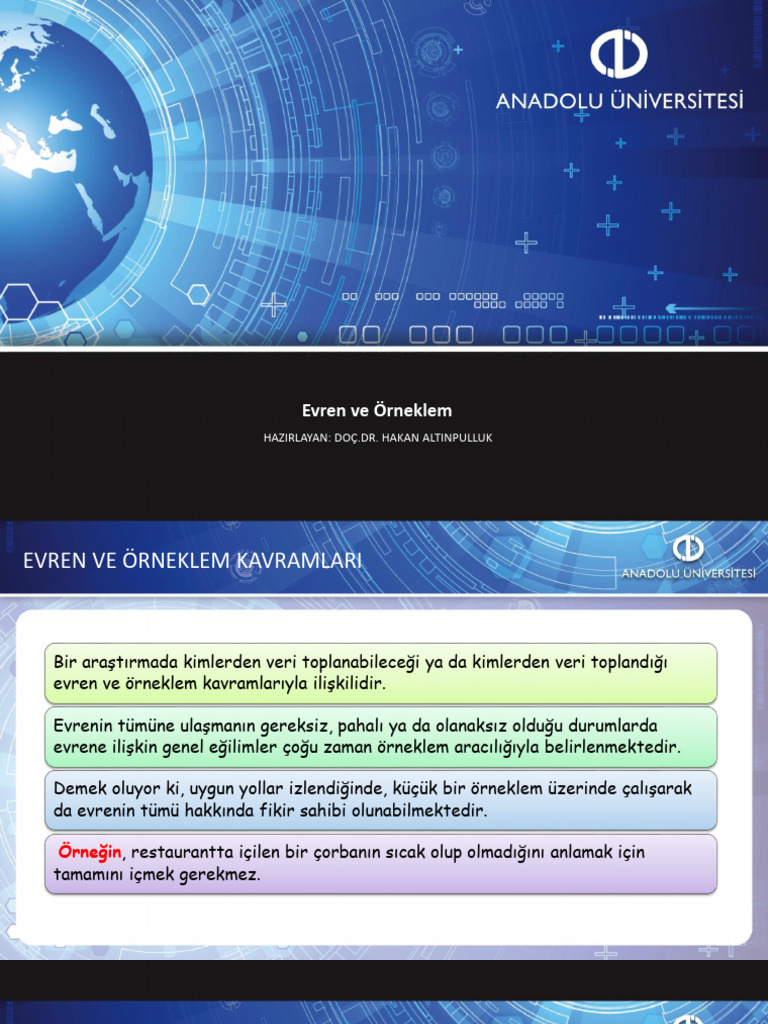 Eay-08-Evren Orneklem | PDF