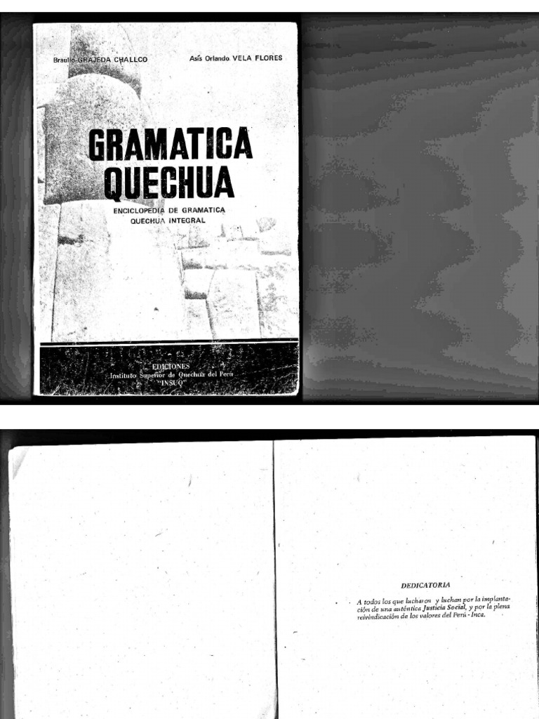 Gramática Quechua | PDF