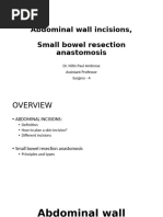 Midline Abdominal Incision Techniques | PDF | Surgical Suture | Abdomen