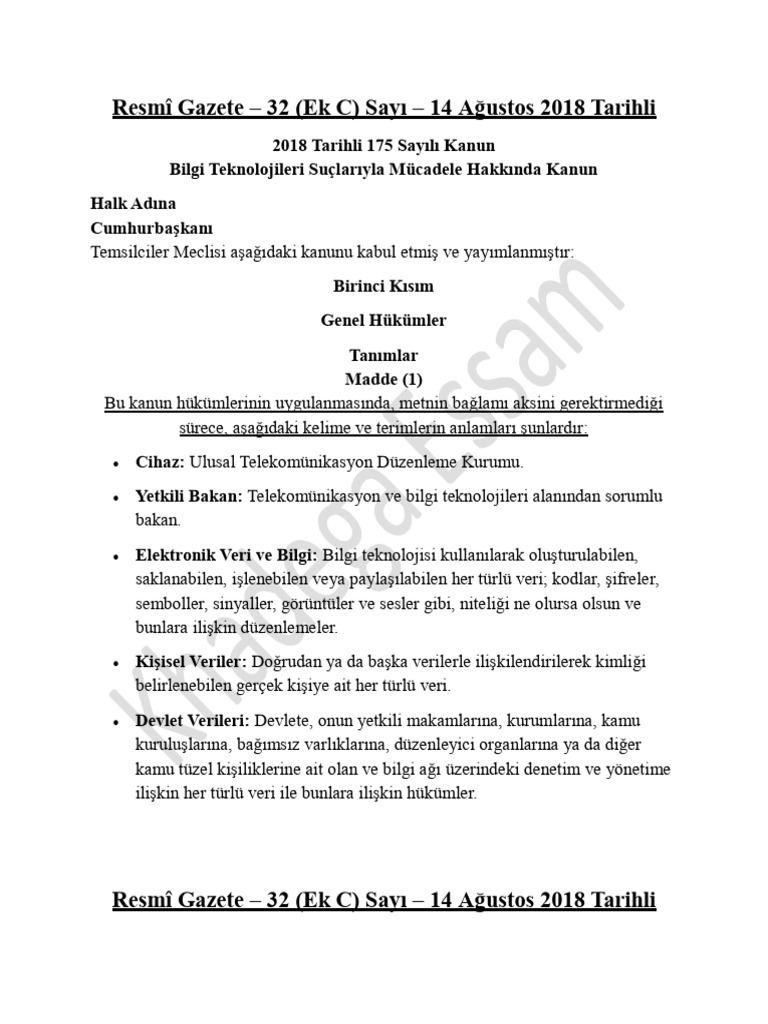 Resmî Gazete | PDF