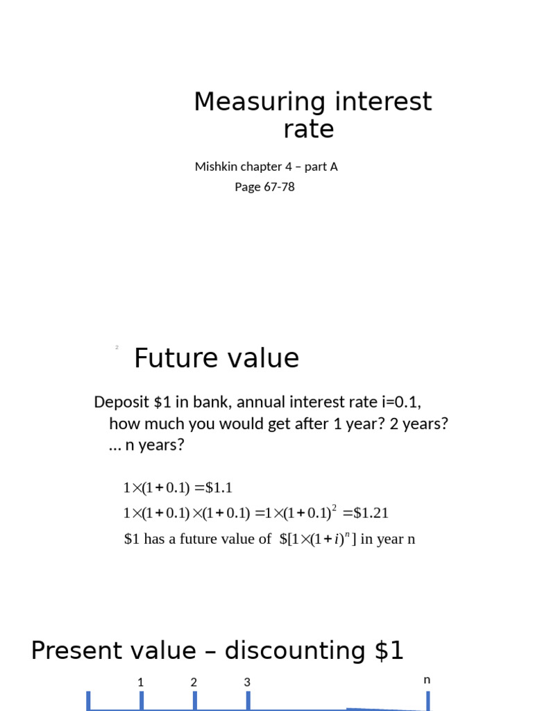 Measuring Interest Rate | PDF | Bonds (Finance) | Loans