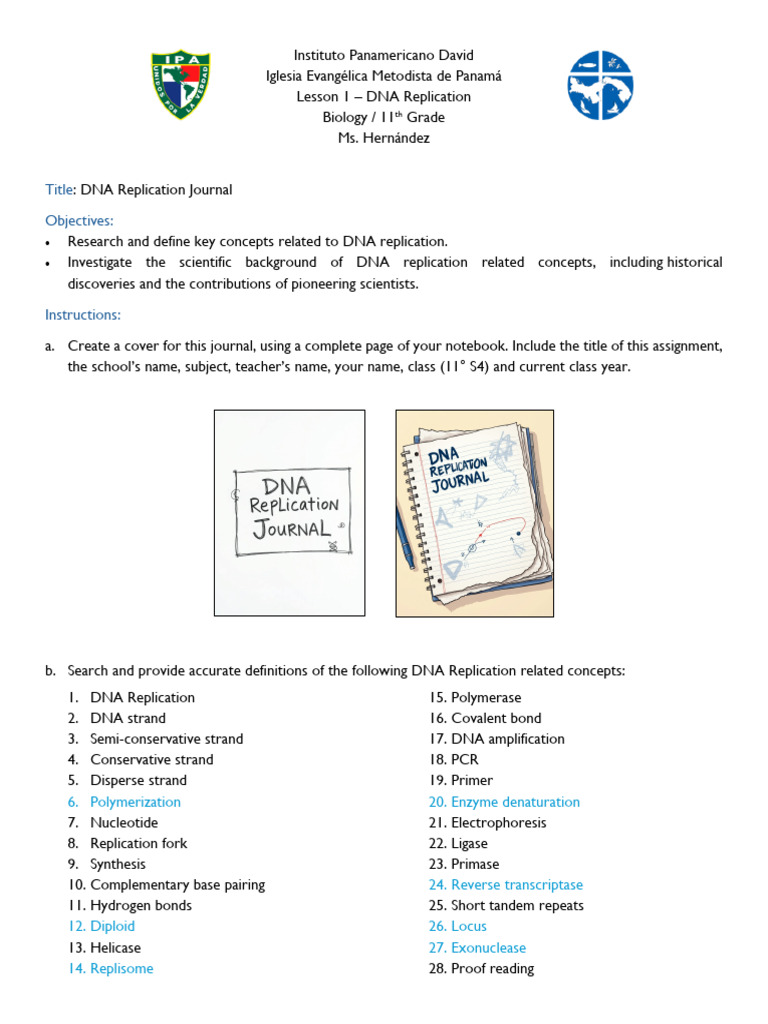 2 Dna Replication Journal | PDF | Dna Replication | Dna