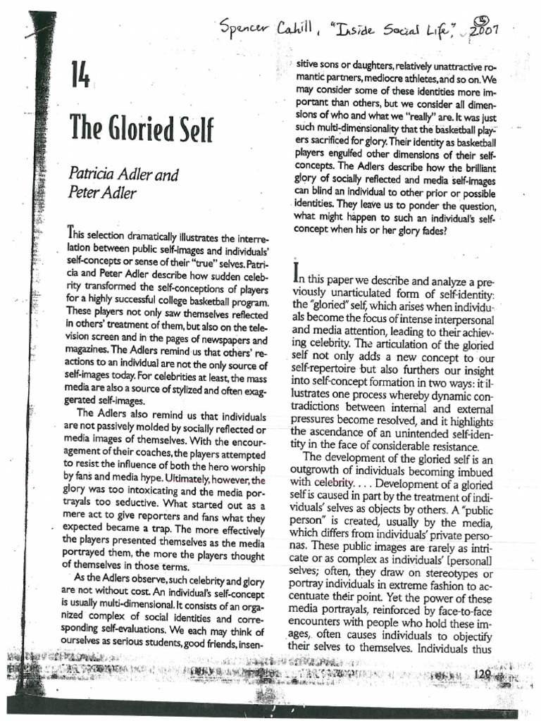 Gloried Self | PDF
