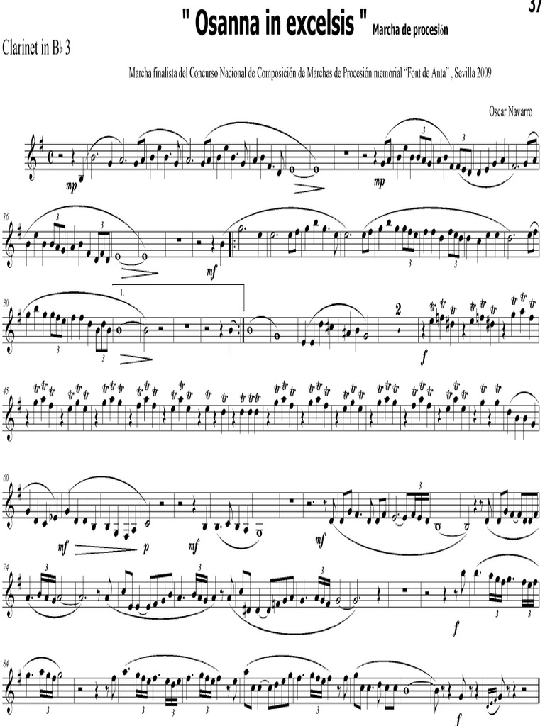Osanna in Excelsis | PDF