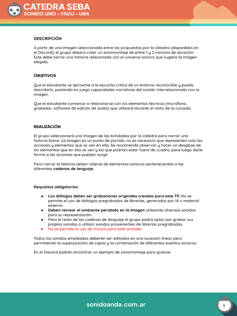 Consigna TP1 2025 | PDF