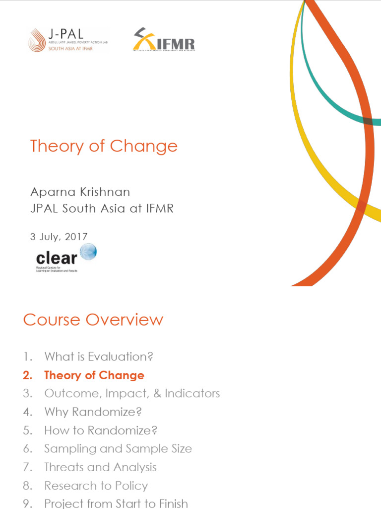 Lecture 2-Theory of Change | PDF | Incentive