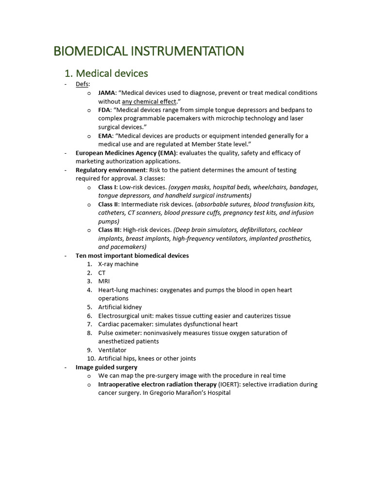 Biomedical Instrumentation | PDF | Polymerase Chain Reaction | Medical ...