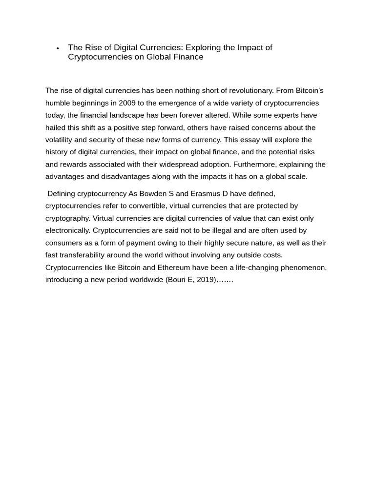 The Rise of Digital Currencies | PDF