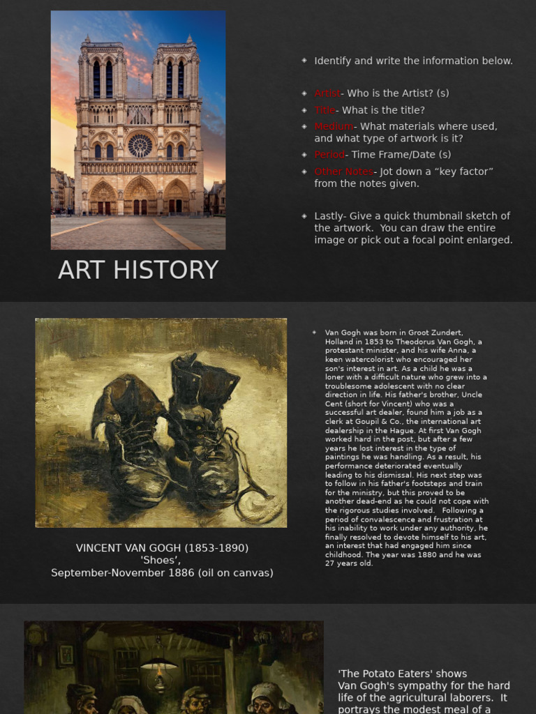 Art History Slides Warm-Up 4 | PDF | Cubism | Renaissance