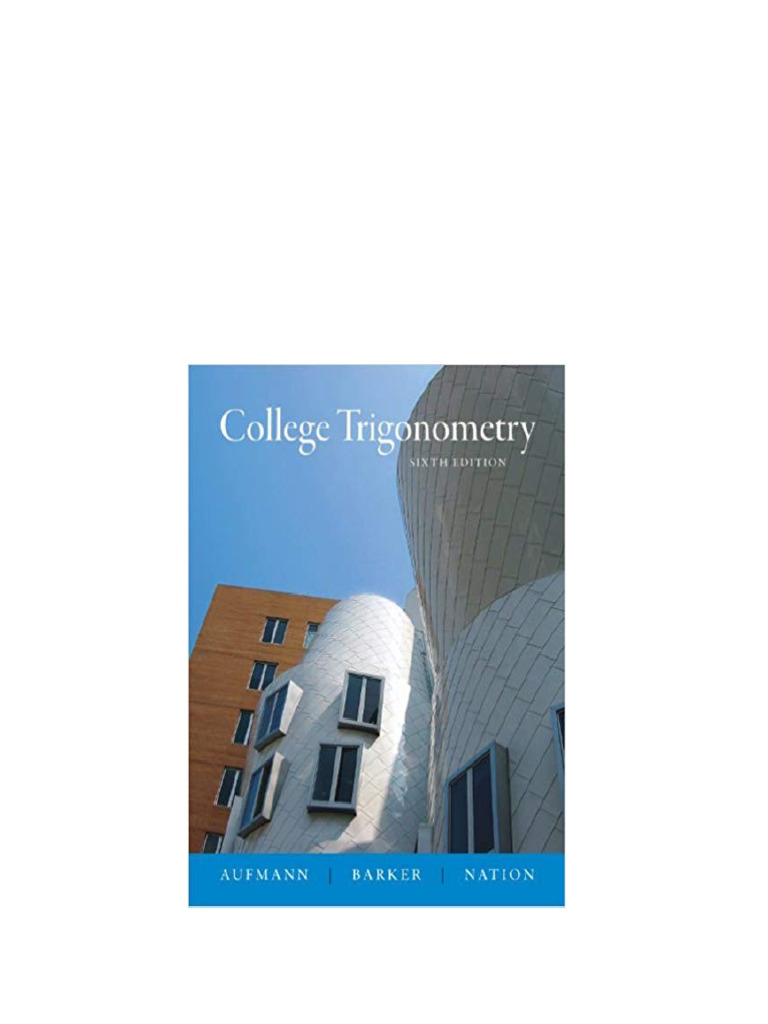 (Ebook PDF) College Trigonometry 6th Edition Download | PDF | Function ...