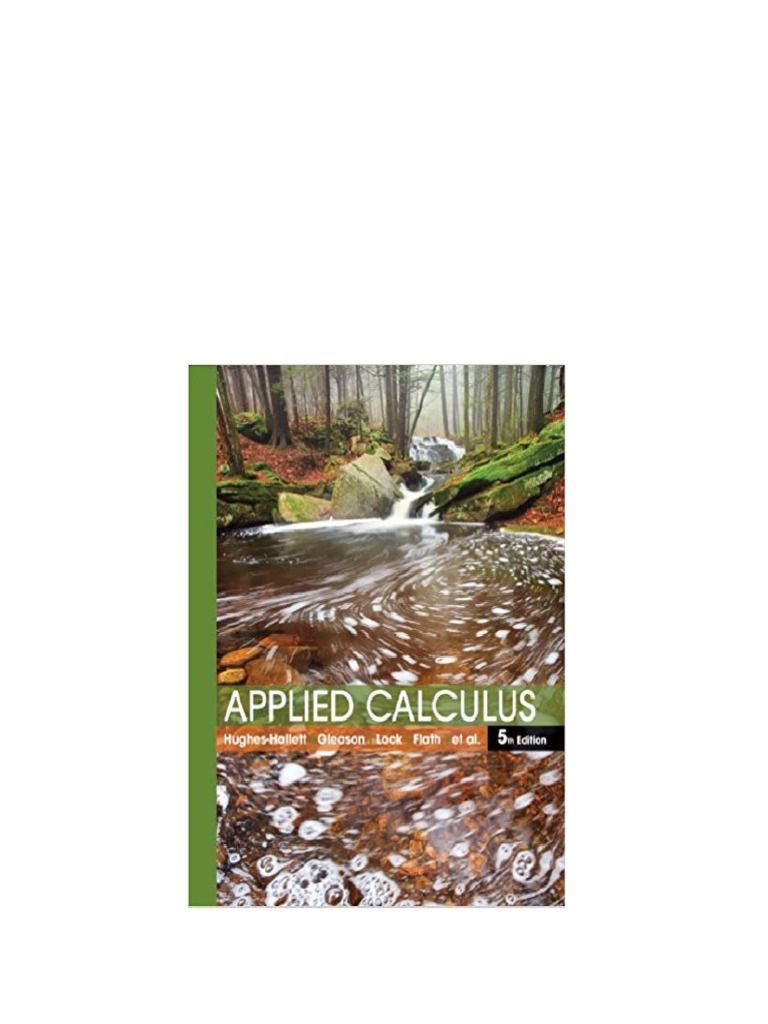 (Ebook PDF) Applied Calculus 5th Edition by Deborah PDF Download | PDF | Integral | Derivative