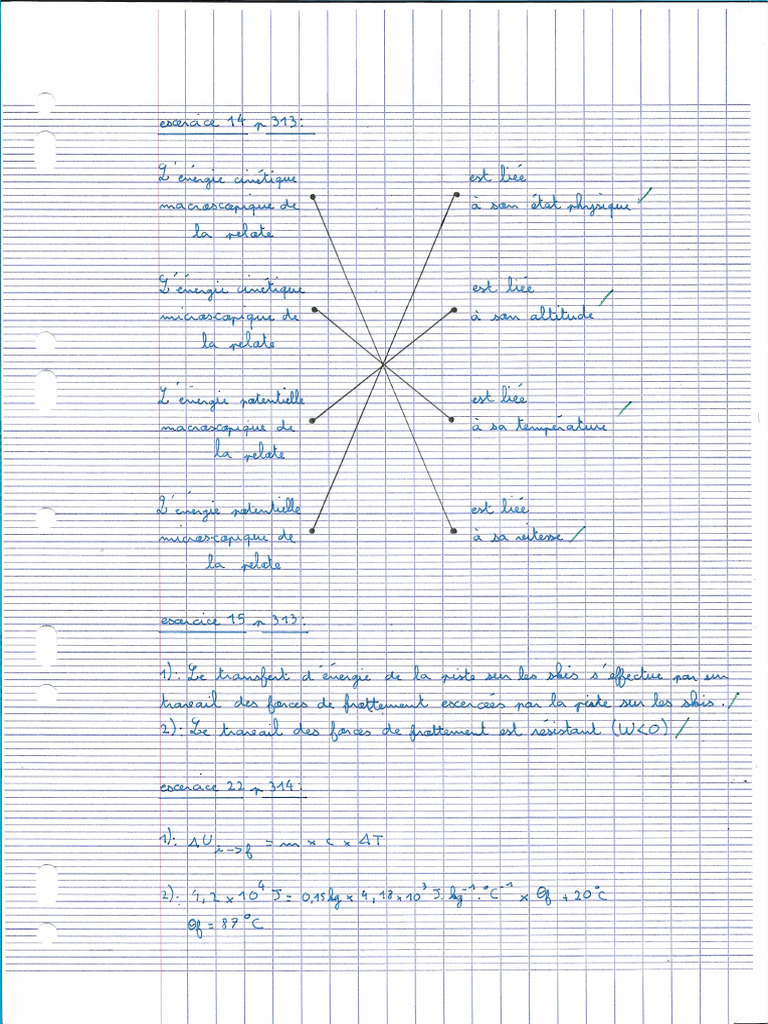 Exercice 22 p314 + 27 p316 + 30p317 + 2 et 3 p334 | PDF
