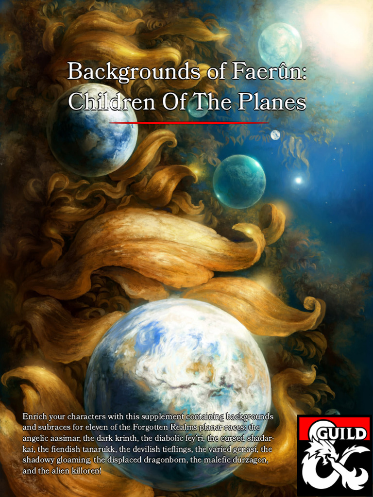 Backgrounds of Faerun - Children of The Planes | PDF | Dwarf (Dungeons ...