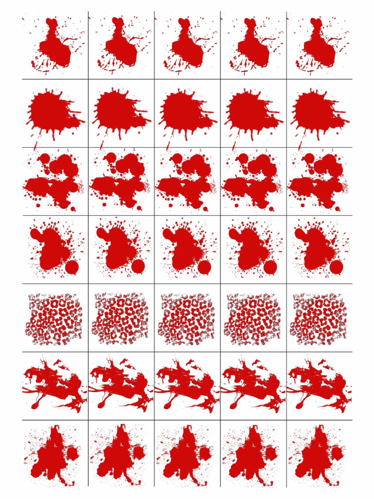 Blood Splatter Tokens | PDF