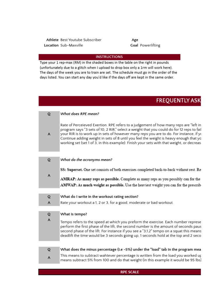 Brendan Tietz Prime DUP Sub Max Generic Template (Conv. Dead ...