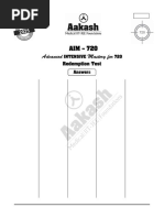 Aakash Test Schedule | PDF