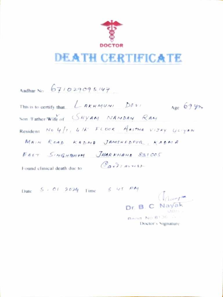 Death Report Form No. 2 Overview | PDF