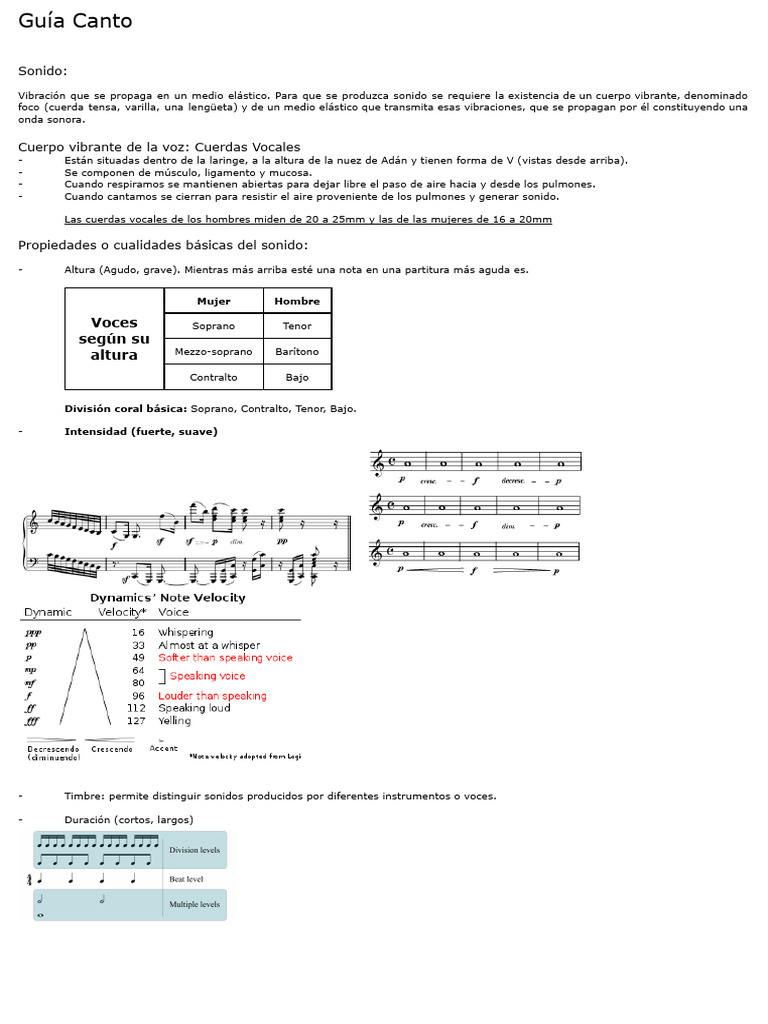 Guía Completa De Canto Y Técnica Vocal Pdf Clave Respiración