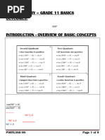 Trigonometry - Revision On Grade 11 /12 Notes | PDF | Trigonometry ...