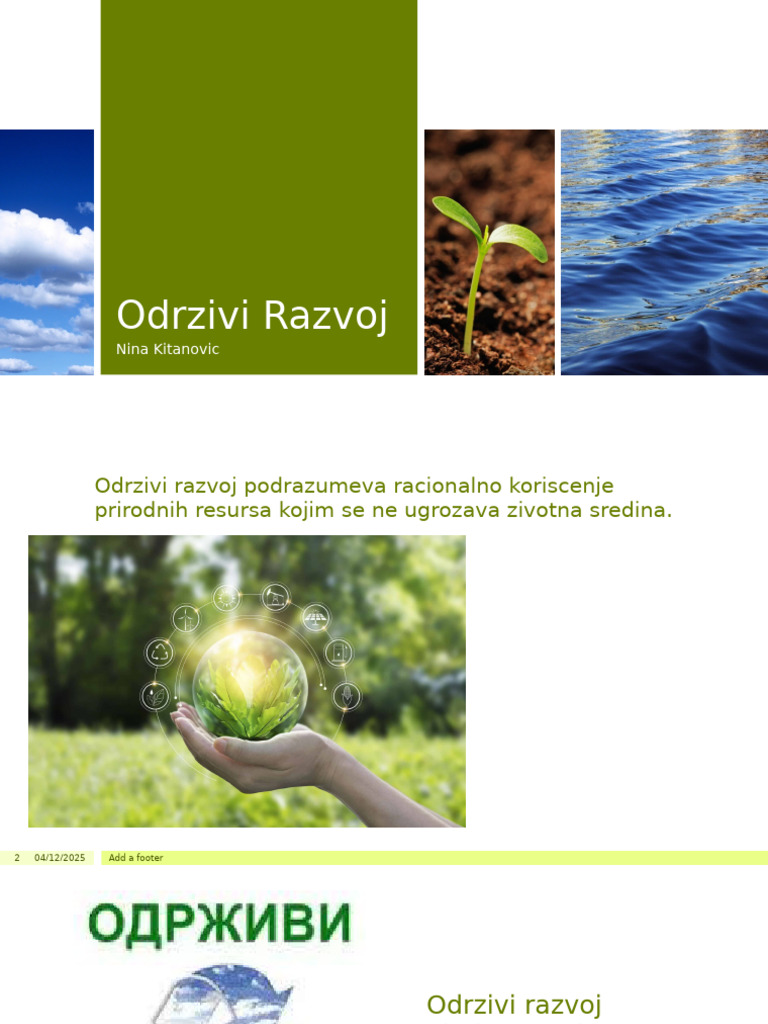 Odrzivi Razvoj | PDF