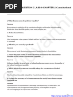 Worksheet Civics Class 9 CH 2 | PDF | Constitution | Legal Documents