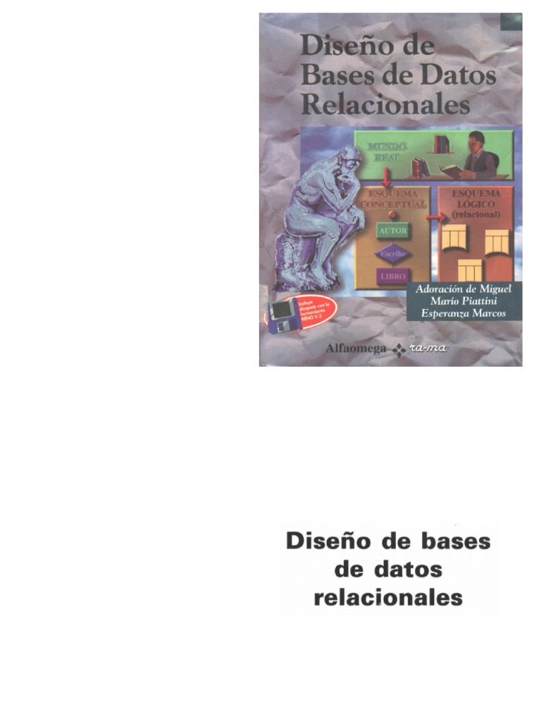 Diseño de Bases de Datos Relacionales - Piattini y Otros | PDF