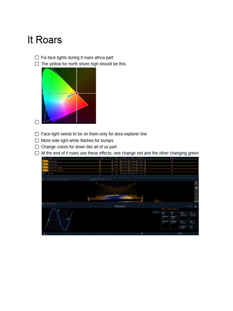 It Roars Lighting Notes | PDF