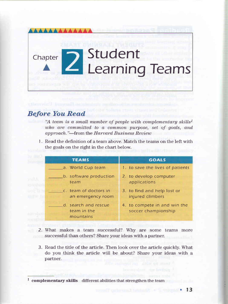 Effective Strategies for Learning Teams | PDF | Learning | Vocabulary