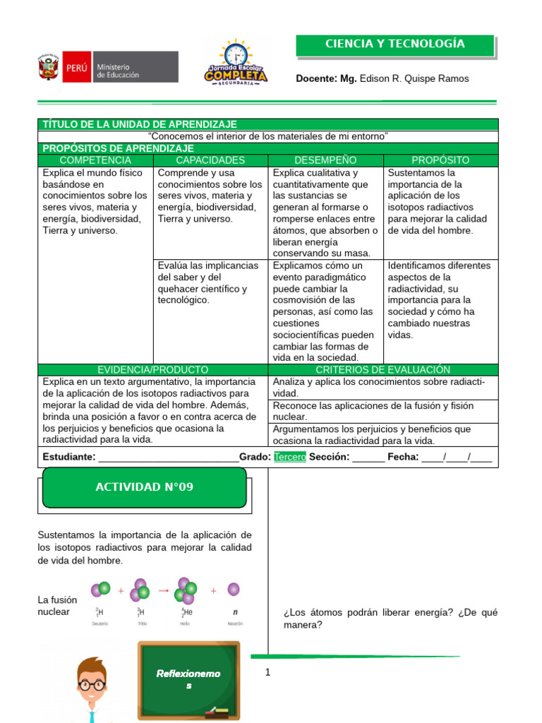 Isotopos Radioctivos N9 | PDF | La energía nuclear | Desintegración radioactiva