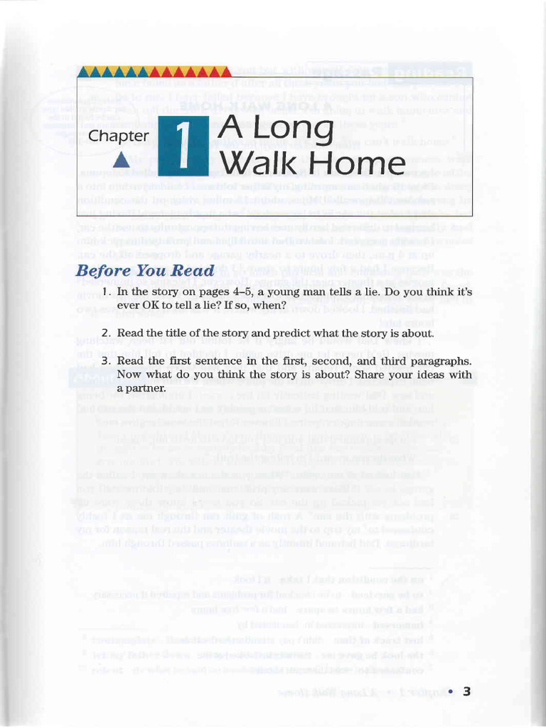 A Long Walk Home Reading Text | PDF