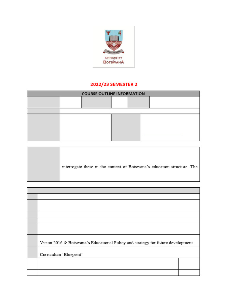 EFC 400: Advanced Curriculum Theory | PDF | Curriculum | Teaching