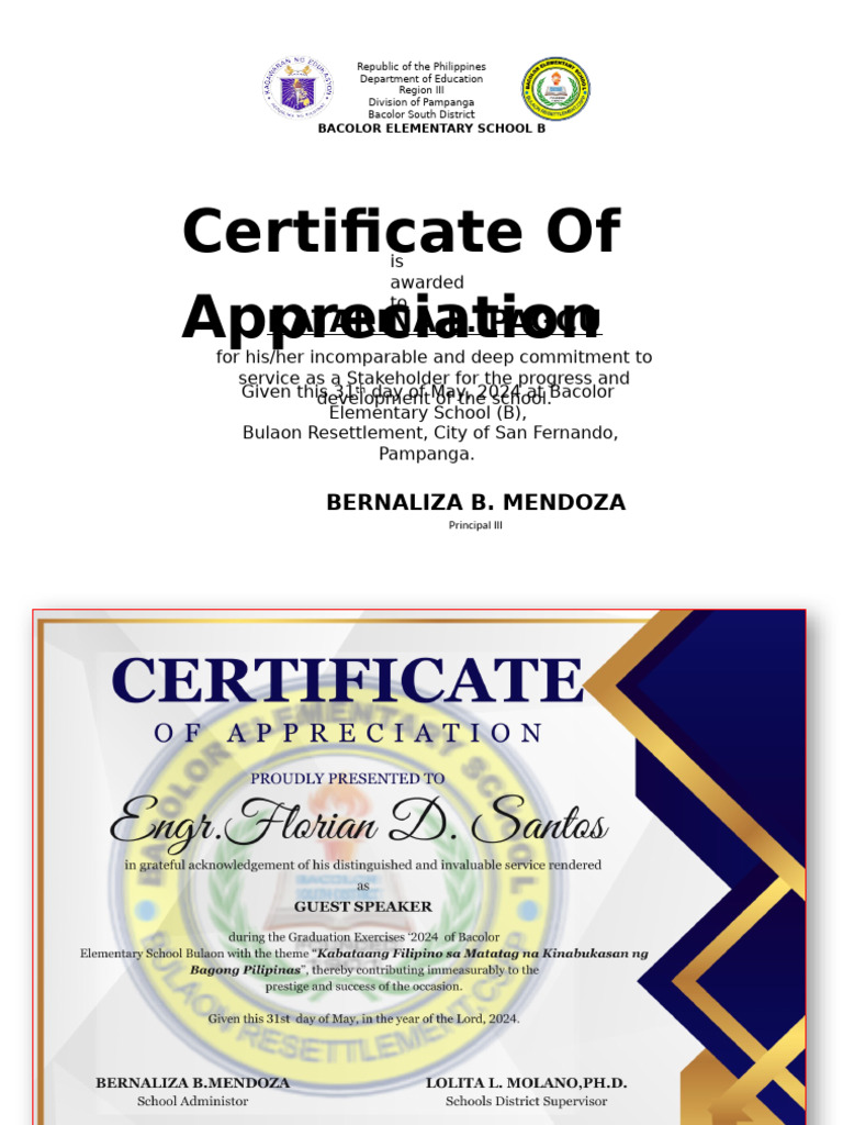 CERTIFICATE RECOGNITION 2021 (Autosaved) .PPTX Cert | PDF | Social Institutions | Government