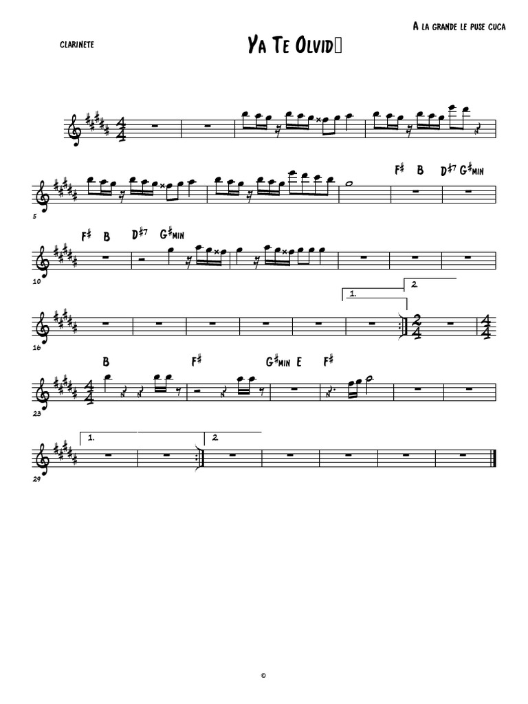 Ya te olvide - clari | PDF