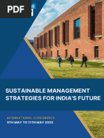 10th Pan-IIM WMC 2025 Brochure | PDF | Sustainability | Policy