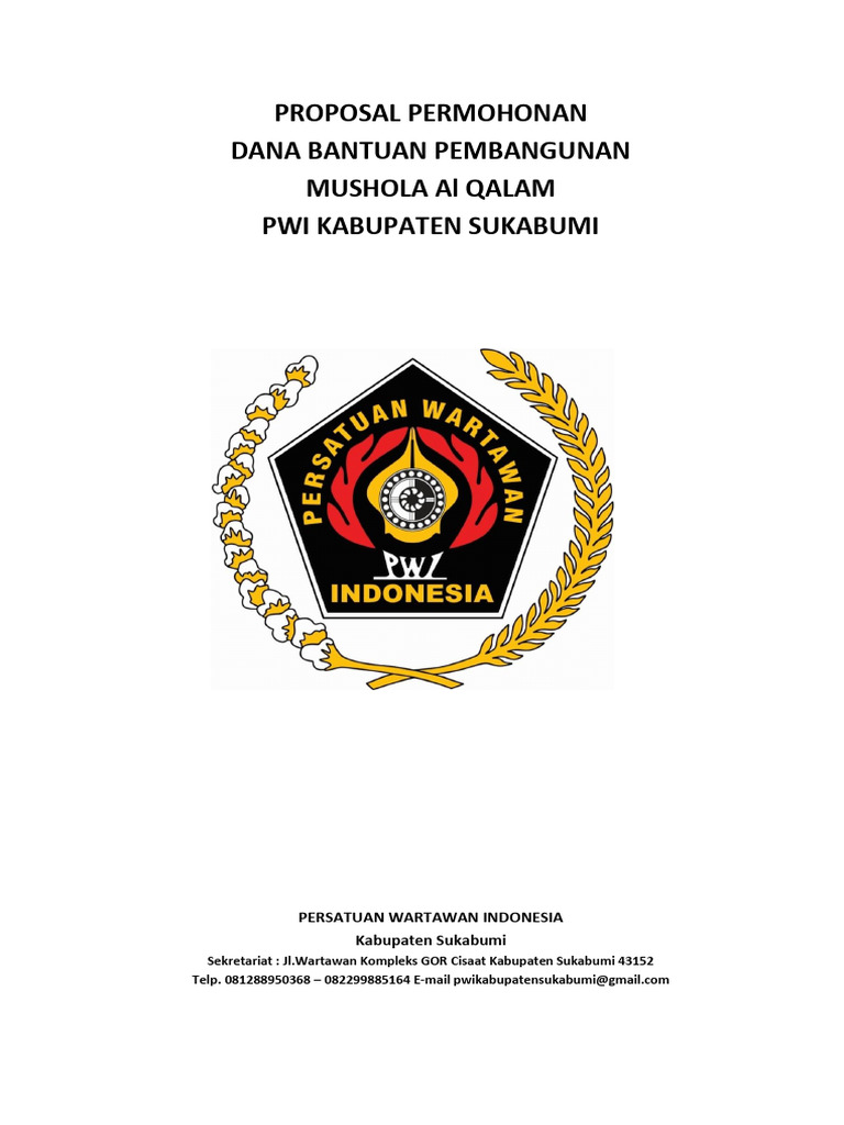 Contoh Proposal Pembangunan Mushola by Pwi Kab Sukabumi | PDF