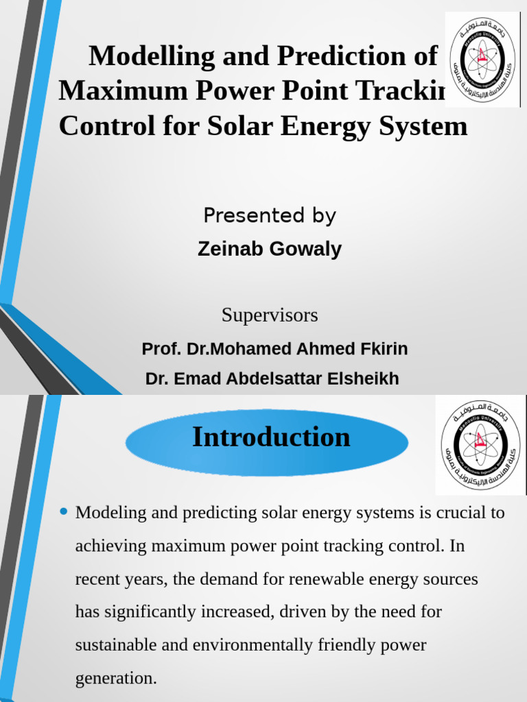 Final MPPT Solar Presentation LSTM | PDF